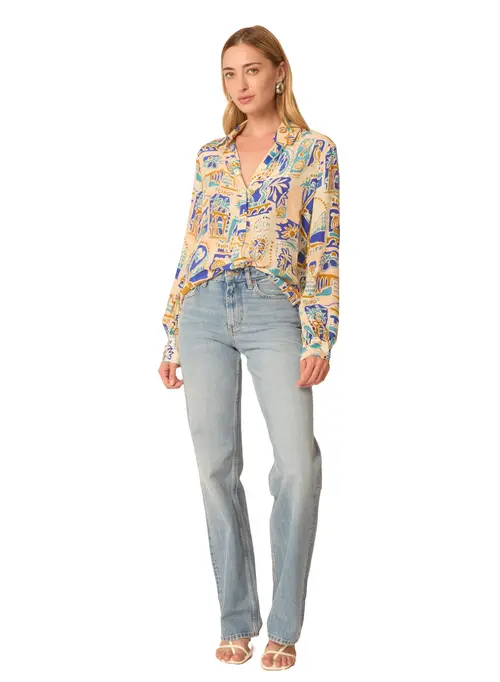 GILNER FARRAR Lara Blouse - Seychelles