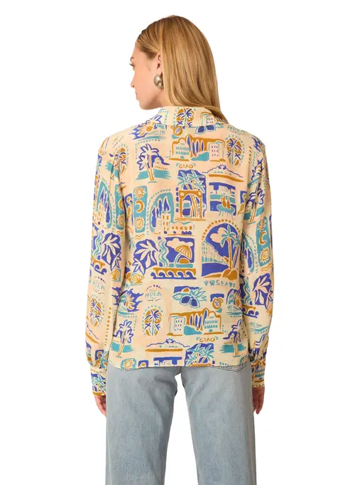 GILNER FARRAR Lara Blouse - Seychelles