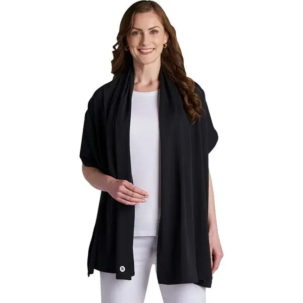Coolibar Bhakti Sun Shawl - Black