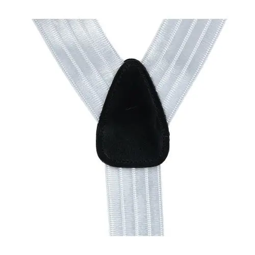 CROOKHORNDAVIS Grand Central Satin Stripe Formal Elastic Suspenders