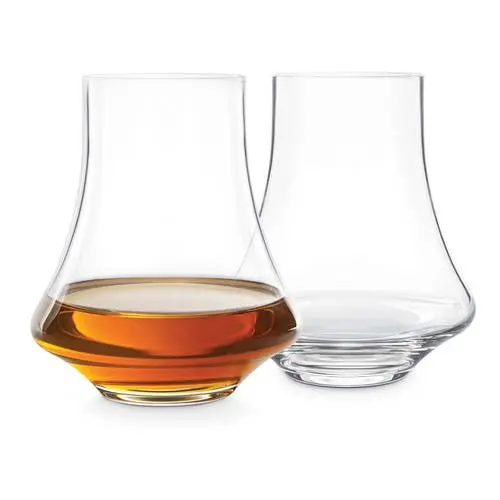 Final Touch Revolve Spirits Tasting Glass, 2-ounce - Clear