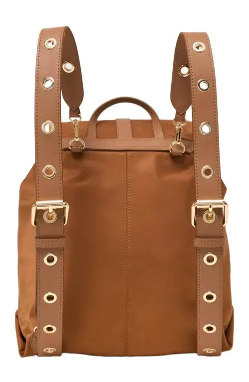 Maje Leather And Nylon Backpack