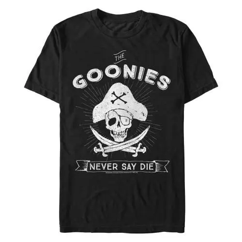 THE GOONIES Pirate Never Say Die Graphic T-shirt
