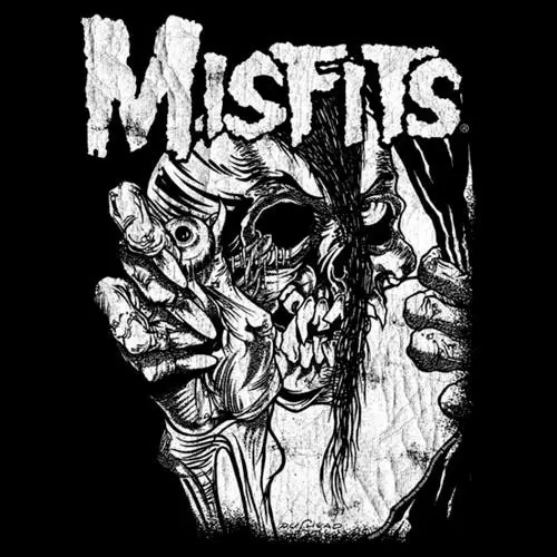 MISFITS Distressed Eye Skull Graphic T-shirt