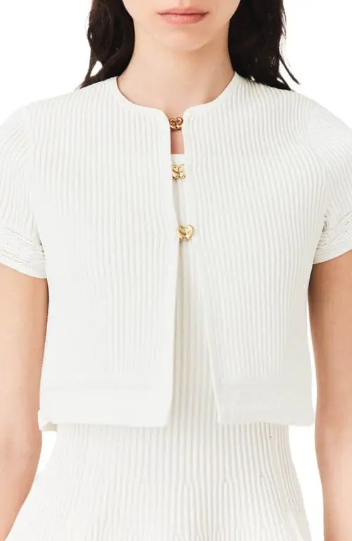 Maje Short-sleeved Cardigan