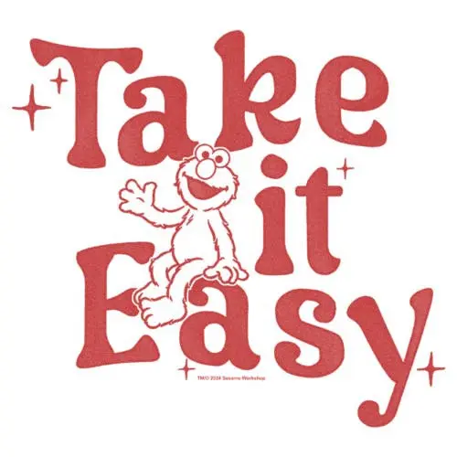 SESAME STREET® Elmo Take It Easy Short Sleeve Graphic T-shirt