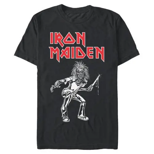 IRON MAIDEN Eddie Knife Graphic T-shirt