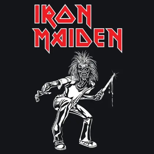IRON MAIDEN Eddie Knife Graphic T-shirt