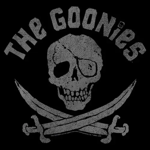 THE GOONIES Cross Swords Logo Short Sleeve Graphic T-shirt