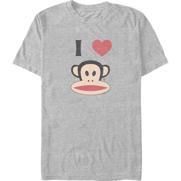 PAUL FRANK Distressed I Heart Julius Graphic T-shirt