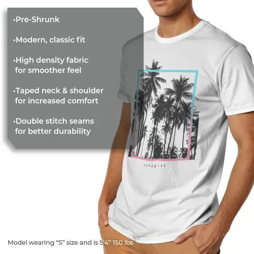LOST GODS Tropical Paradise Frame Short Sleeve Graphic T-shirt