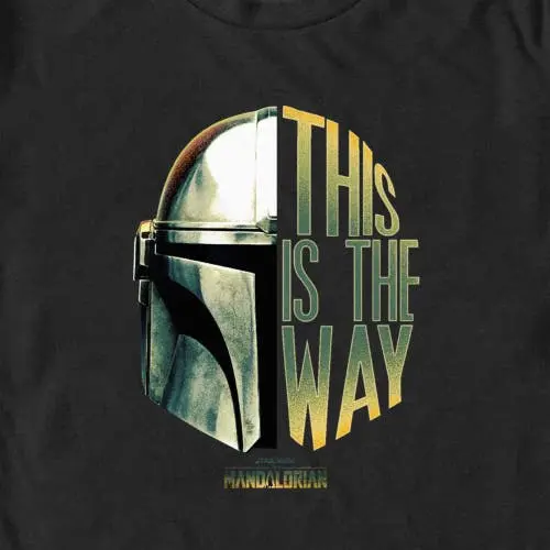 STAR WARS: THE MANDALORIAN Star Wars The Mandalorian Quote Faces Graphic T-shirt