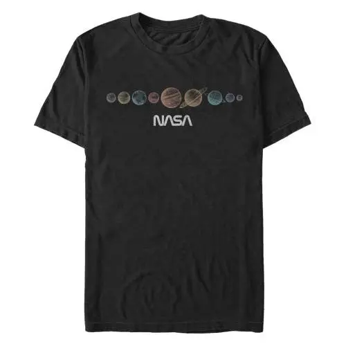 NASA Logo Planets Graphic T-shirt