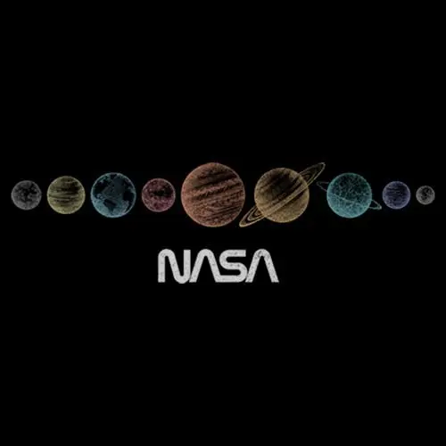 NASA Logo Planets Graphic T-shirt
