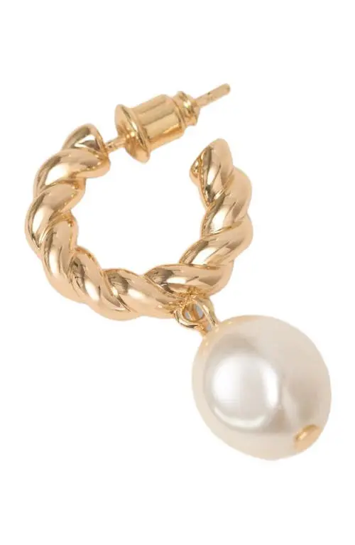 Maje Twisted Bead Hoop Earrings