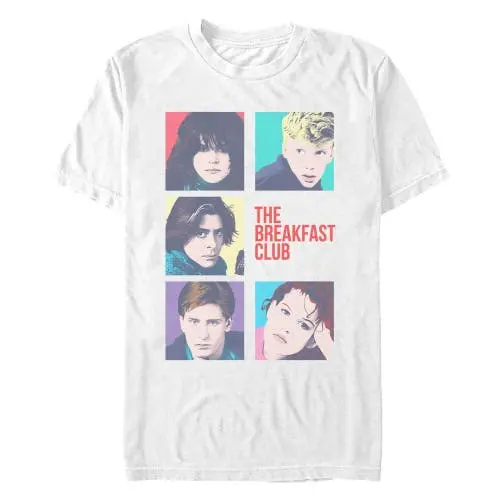THE BREAKFAST CLUB Pop Art Character Portraits Short Sleeve Graphic T-shirt