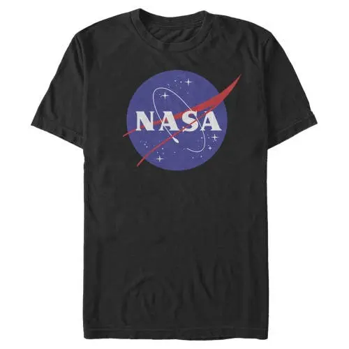 NASA Circle Logo Graphic T-shirt - Black