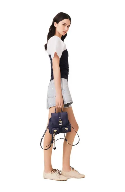 Maje Pleated Jersey Top