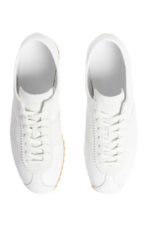 Sandro Leather Running Trainers