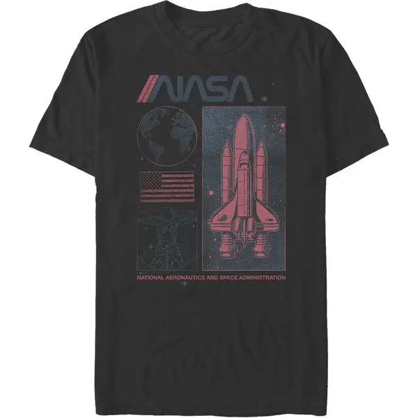 NASA Future Frontier Graphic T-shirt - Black