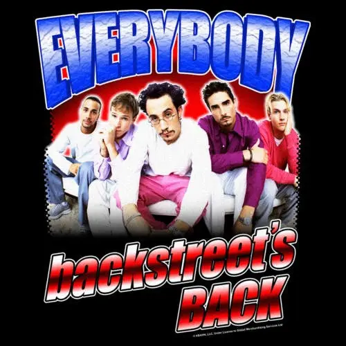 BACKSTREET BOYS Everybody Backstreet's Back Short Sleeve Graphic T-shirt