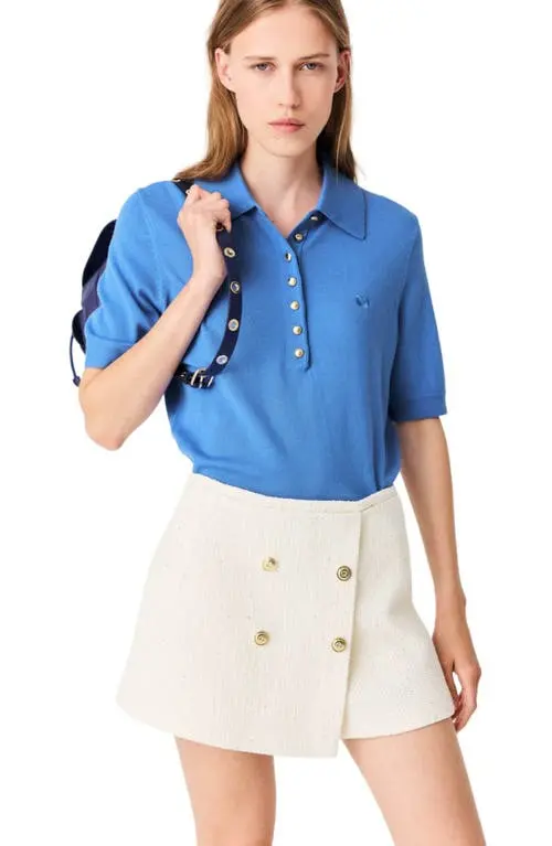 Maje Tweed Skort