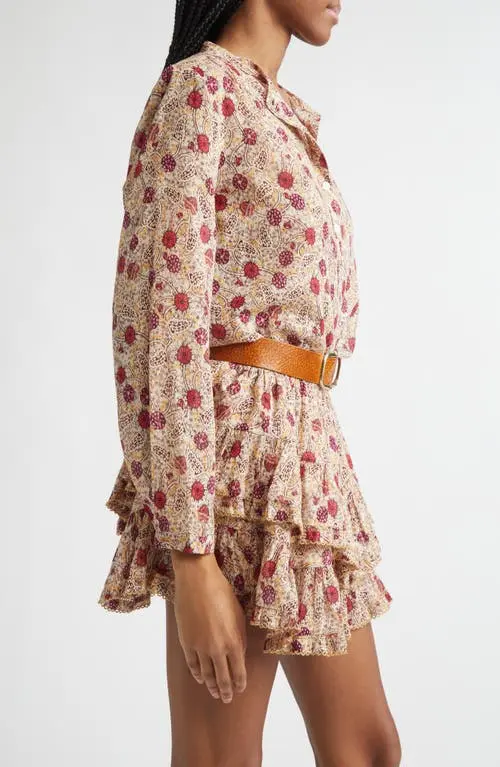 Isabel Marant Étoile Maria Print Cotton Button-up Shirt