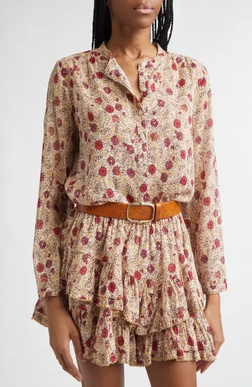 Isabel Marant Étoile Maria Print Cotton Button-up Shirt