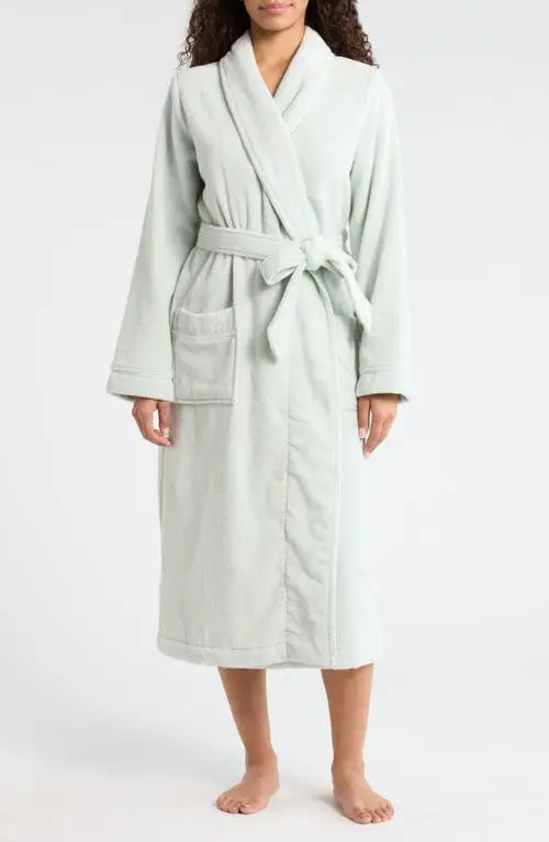 Nordstrom Hydro Cotton Terry Robe - Blue Grey