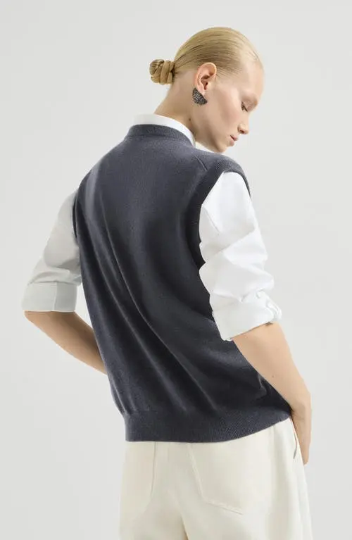 Brunello Cucinelli Cashmere Knit Vest