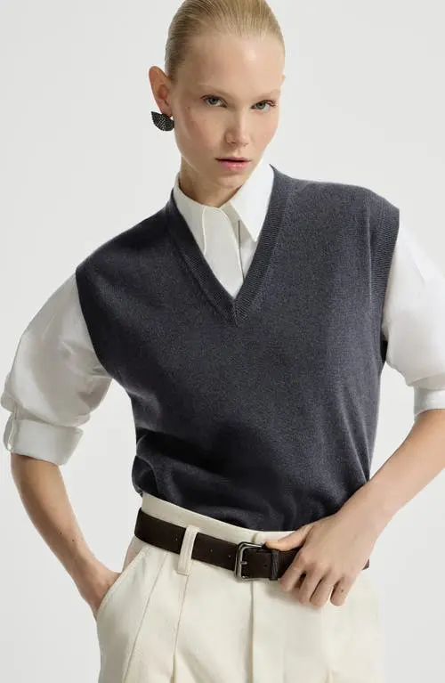 Brunello Cucinelli Cashmere Knit Vest