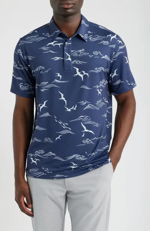 KAHALA Huakai Brrr° Performance Polo - Navy