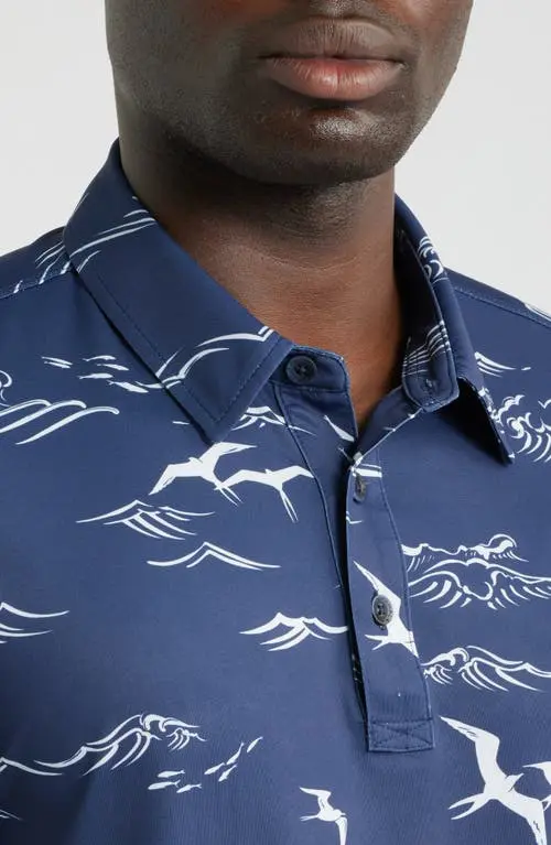 KAHALA Huakai Brrr° Performance Polo - Navy