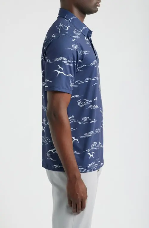 KAHALA Huakai Brrr° Performance Polo - Navy
