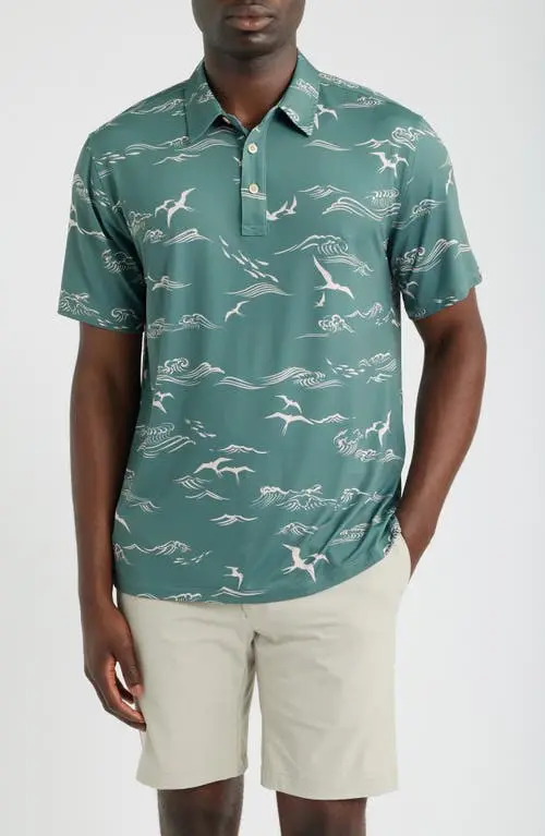 KAHALA Huakai Brrr° Performance Polo - Sage