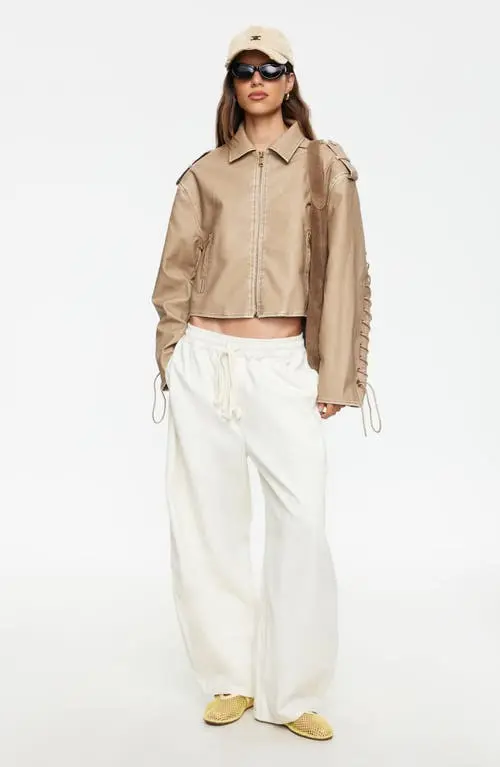 Lioness Out Of Office Cotton Drawstring Pants