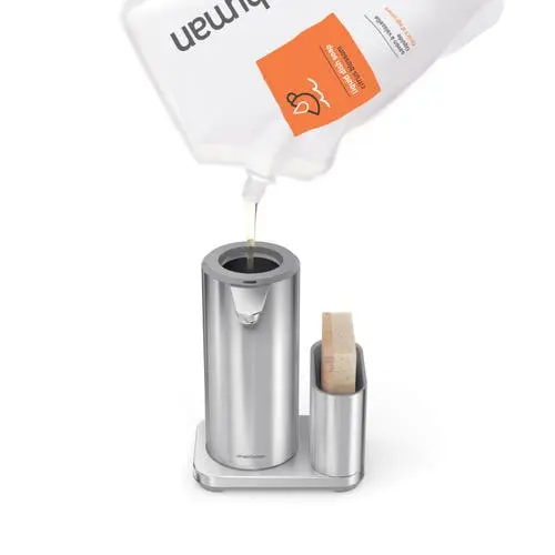 SIMPLEHUMAN 14 Oz. Liquid Sensor Pump With Caddy