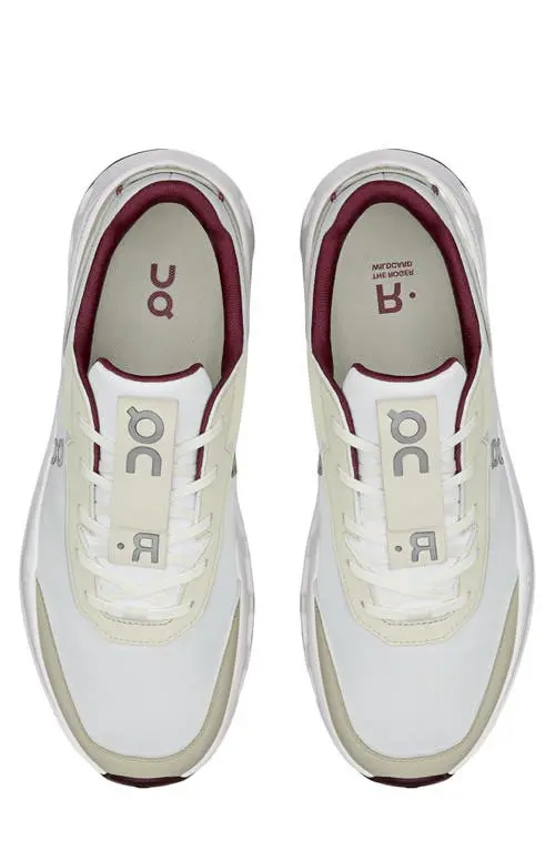 On The Roger Wildcard Sneaker - Ivory/maroon