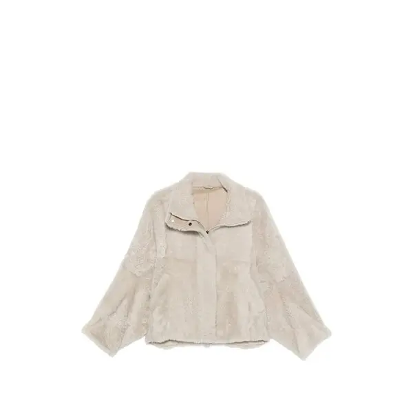 Brunello Cucinelli Shearling Jacket - Gray