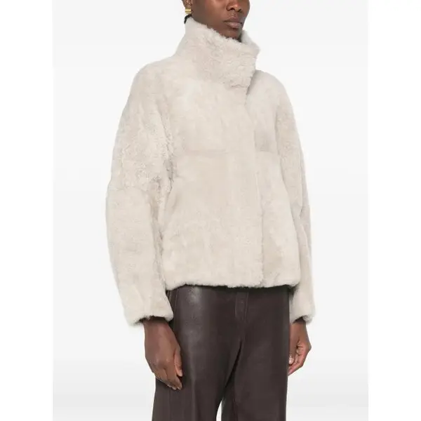 Brunello Cucinelli Shearling Jacket - Gray