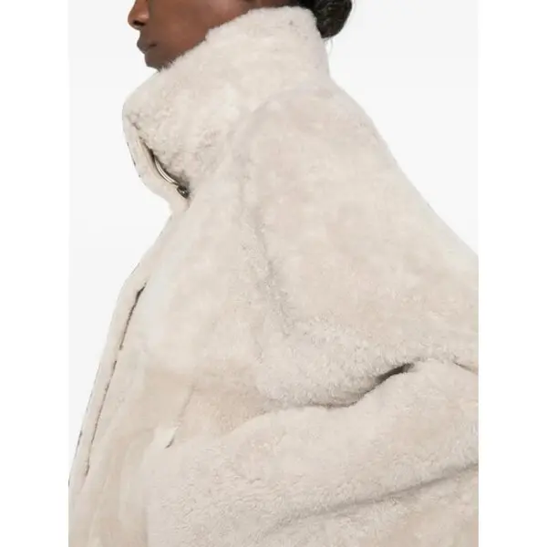 Brunello Cucinelli Shearling Jacket - Gray