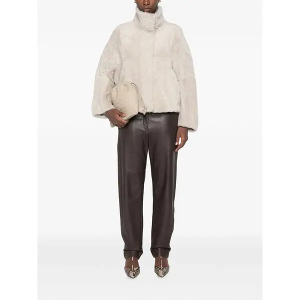 Brunello Cucinelli Shearling Jacket - Gray