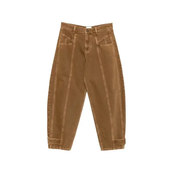Isabel Marant Étoile Denim Tapered Jeans - Brown