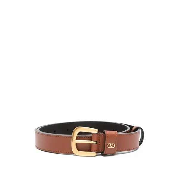 Valentino Garavani Leather Belt - Brown