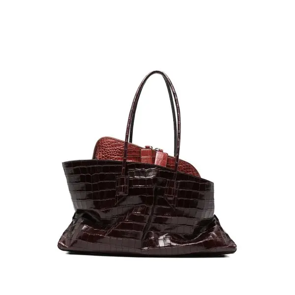 Attico Tote Bags - Red