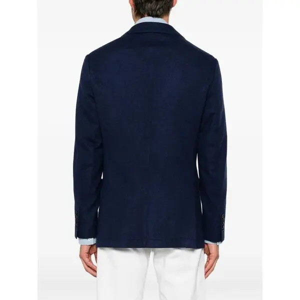 Brunello Cucinelli Cobalt Cashmere Blazer - Blue