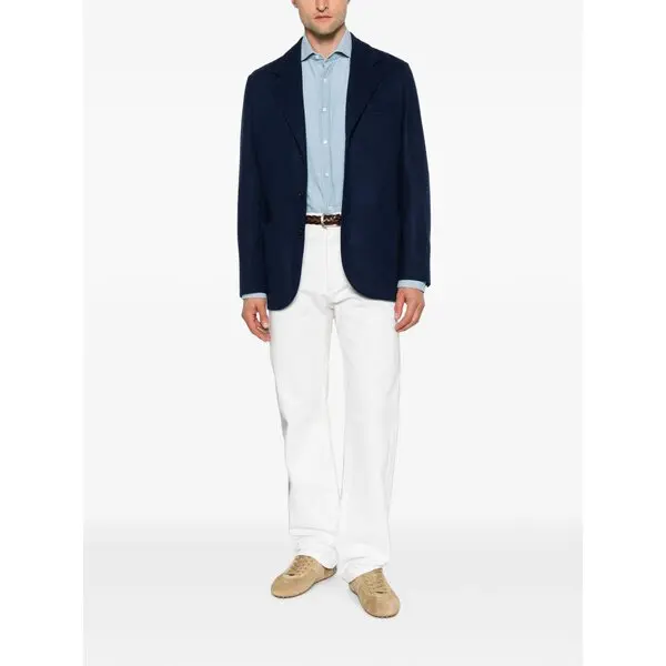 Brunello Cucinelli Cobalt Cashmere Blazer - Blue