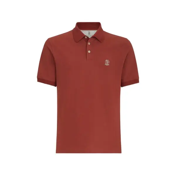 Brunello Cucinelli Polo Shirts - Orange