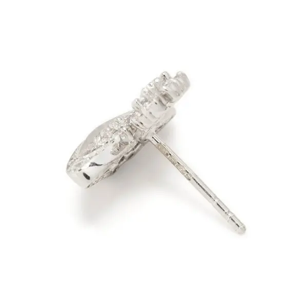 VIVIENNE WESTWOOD Plated Crystal Orb Stud Earrings