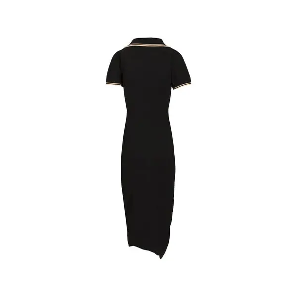 VIVIENNE WESTWOOD Cotton Jersey Embroidered Orb Day Dress - Black